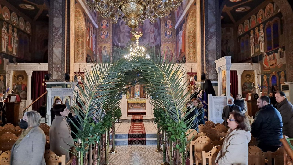 Ἡ Κυριακή τῶν Βαΐων στήν Μητρόπολή μας