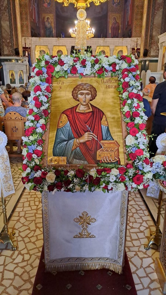 Ἡ μνήμη τοῦ Ἁγίου Παντελεήμονος τοῦ Ἱαματικοῦ καί Χειροτονία νέου ...