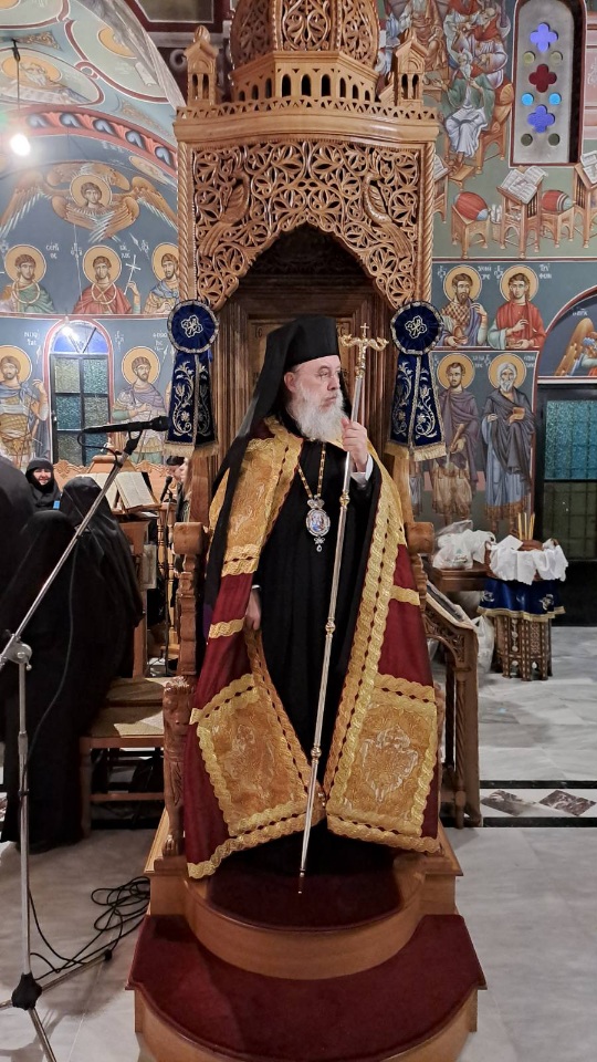 Πανηγυρικός Ἑσπερινός στήν Ἱερά Μονή Ὁσίου Θεοδοσίου τοῦ Κοινοβιάρχου